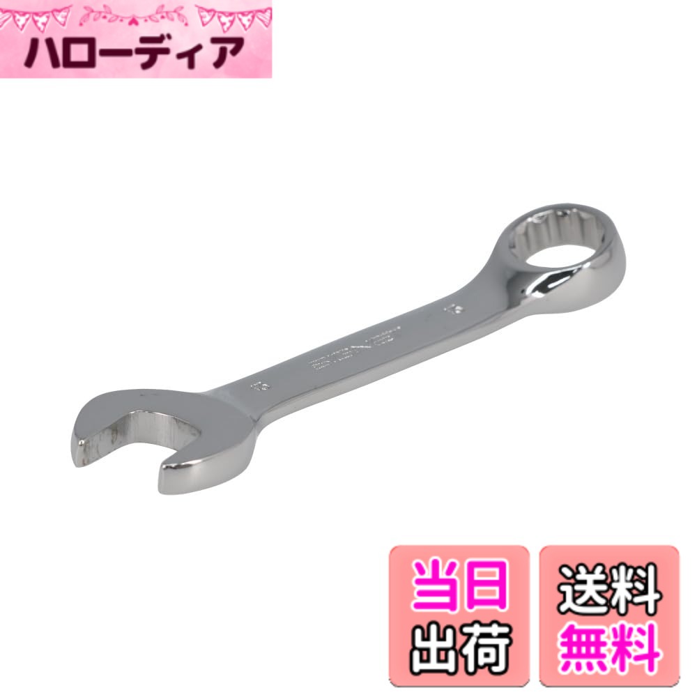 商品情報商品の説明商品紹介 手の平サイズのコンパクトなショートタイプのコンビネーションレンチ。 使用上の注意 サイズにより画像が異なる場合がございます。予めご了承下さい。主な仕様 ●サイズ(mm)：13●メガネ部幅(D1；mm)：20●スパ...