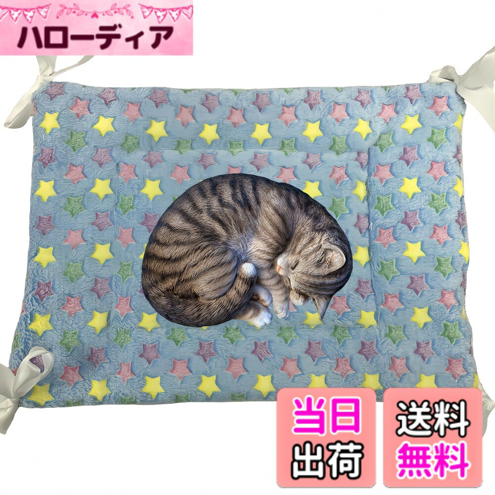 商品情報商品の説明商品の特徴： ペット用のクッションで、猫用に特別に設計され、ケージ、キャットタワー、キャリー、吊り床などに使用可能。 四隅に取り付けられた紐でしっかり固定され、猫が遊んでも心配いりません。 長毛絨素材で、温かく柔らかい、四...