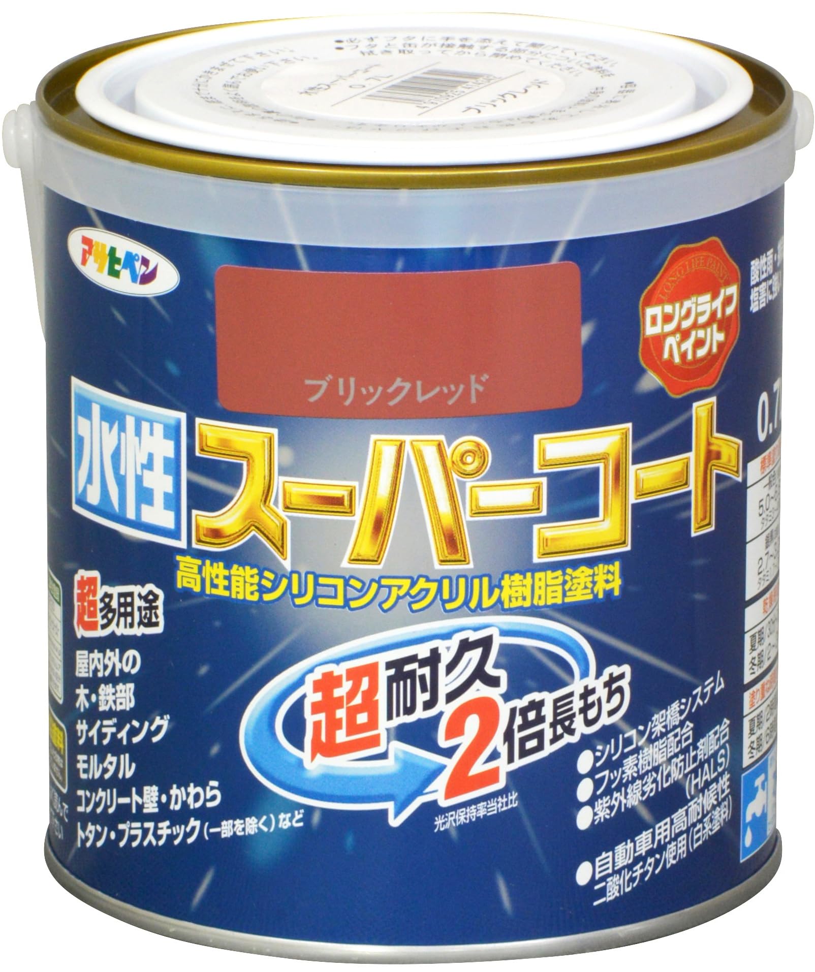 商品情報商品の説明商品紹介 乾燥時間:夏期/30~60分 冬期/2~3時間 ●塗り重ね時間の目安: 夏期/2時間以上 冬期/6時間以上 光沢:ツヤあり/ツヤ消し 下処理方法:■土壁・砂壁・せんい壁などに塗るときは、アサヒペンカベ塗料用下塗り...