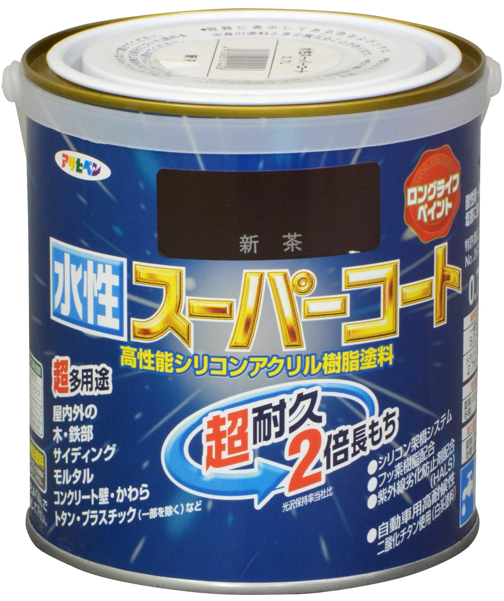 商品情報商品の説明商品紹介 乾燥時間:夏期/30~60分 冬期/2~3時間 ●塗り重ね時間の目安: 夏期/2時間以上 冬期/6時間以上 光沢:ツヤあり/ツヤ消し 下処理方法:■土壁・砂壁・せんい壁などに塗るときは、アサヒペンカベ塗料用下塗り...