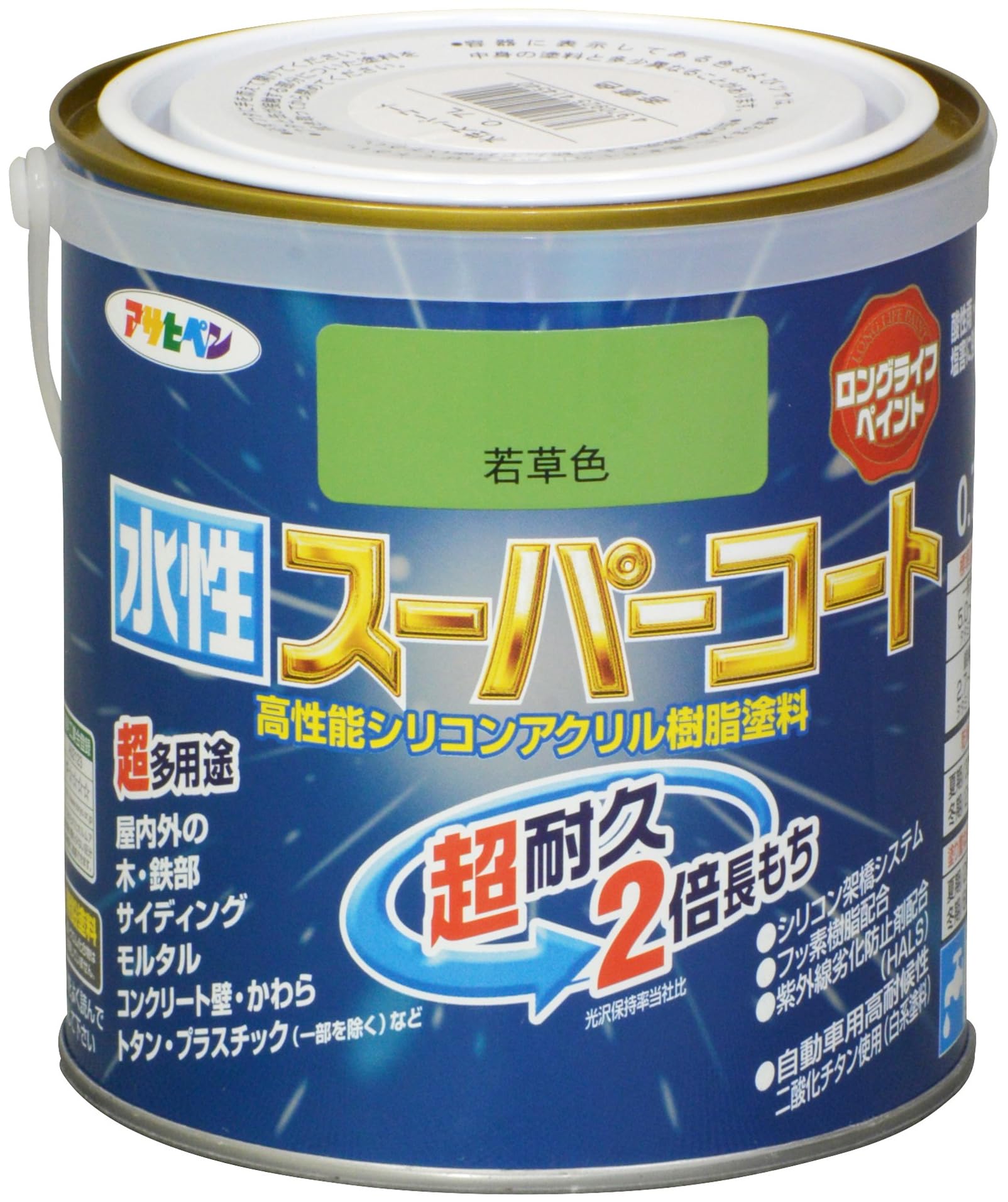 商品情報商品の説明商品紹介 乾燥時間:夏期/30~60分 冬期/2~3時間 ●塗り重ね時間の目安: 夏期/2時間以上 冬期/6時間以上 光沢:ツヤあり/ツヤ消し 下処理方法:■土壁・砂壁・せんい壁などに塗るときは、アサヒペンカベ塗料用下塗り...