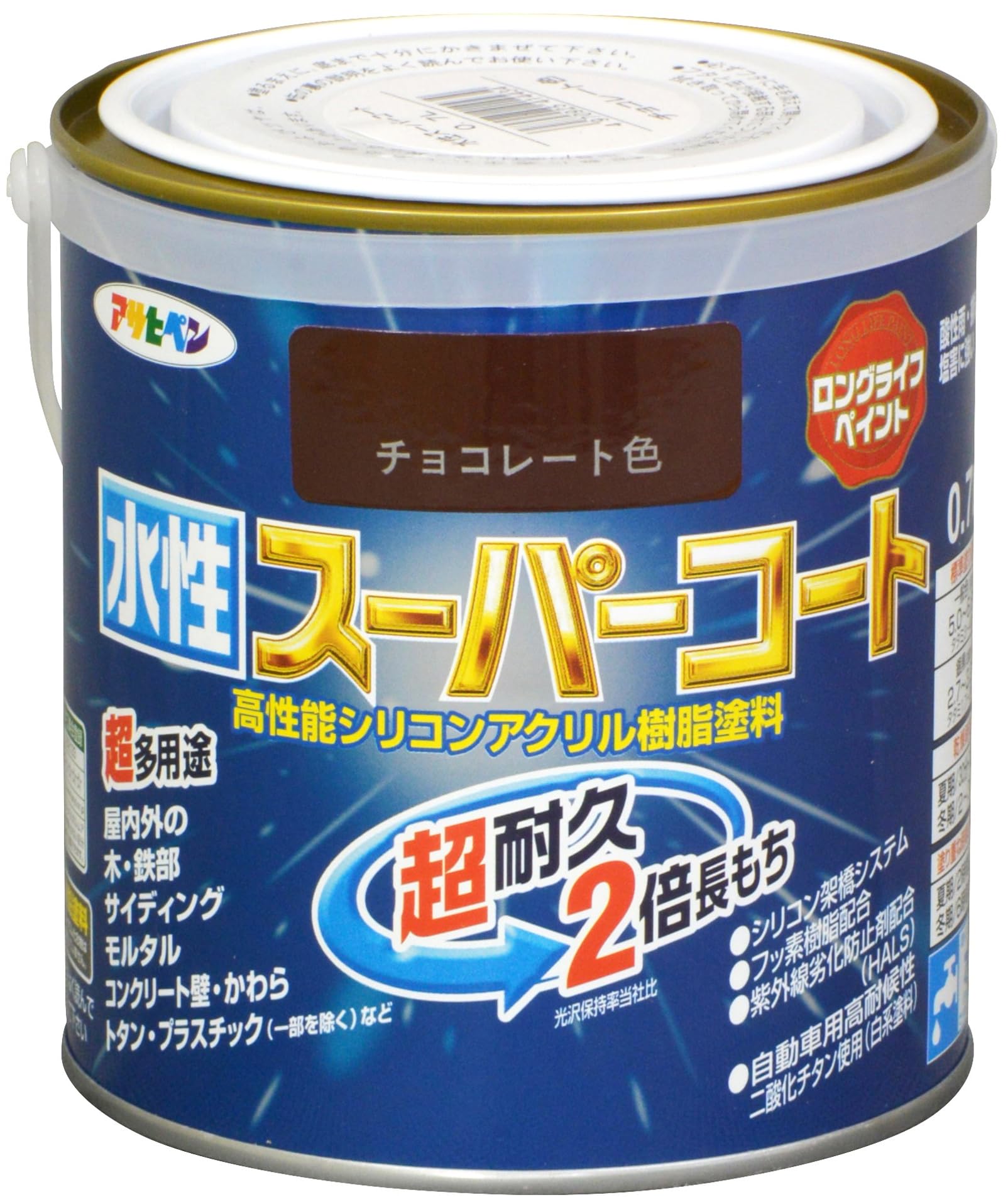 商品情報商品の説明商品紹介 乾燥時間:夏期/30~60分 冬期/2~3時間 ●塗り重ね時間の目安: 夏期/2時間以上 冬期/6時間以上 光沢:ツヤあり/ツヤ消し 下処理方法:■土壁・砂壁・せんい壁などに塗るときは、アサヒペンカベ塗料用下塗り...