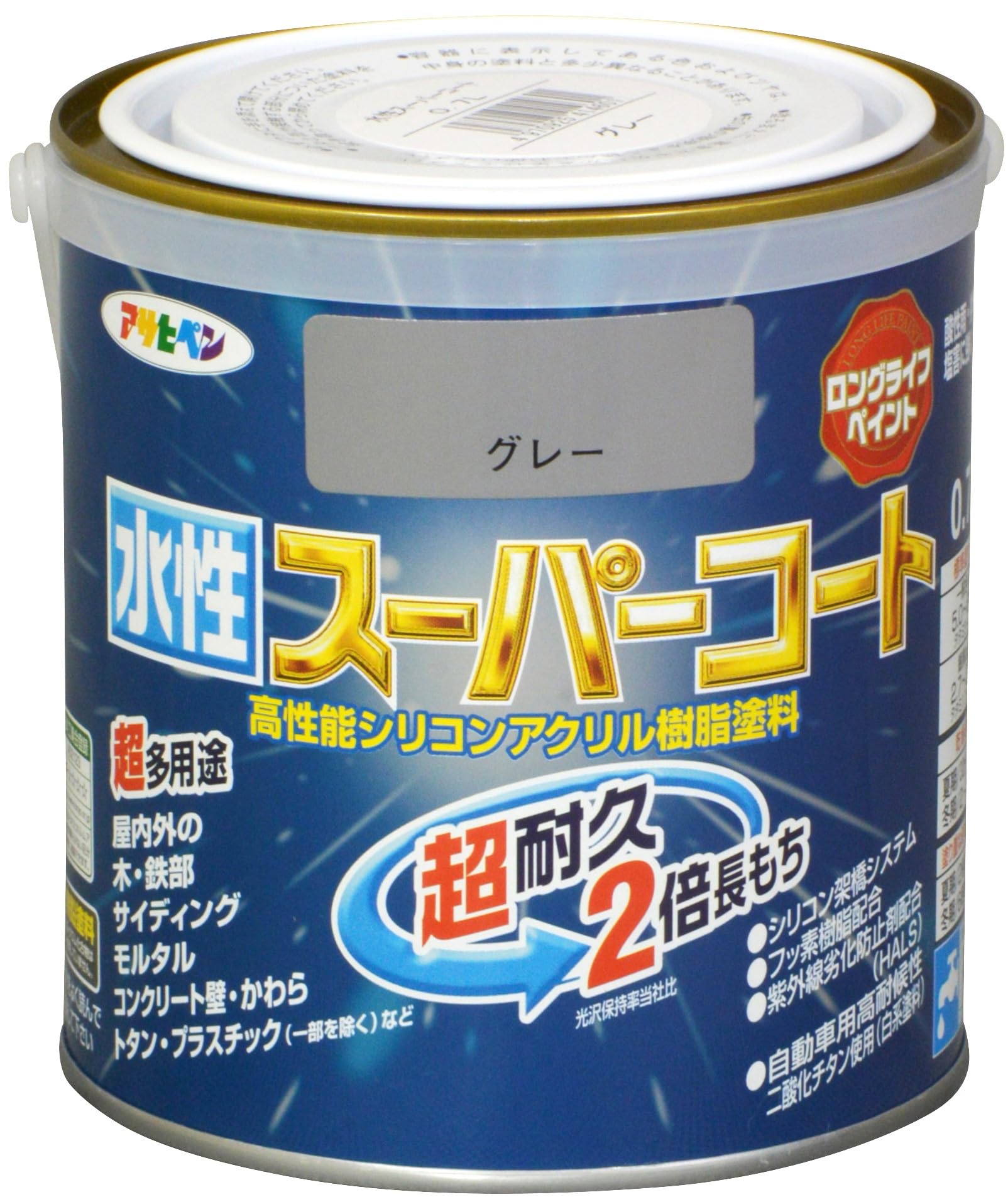 商品情報商品の説明商品紹介 乾燥時間:夏期/30~60分 冬期/2~3時間 ●塗り重ね時間の目安: 夏期/2時間以上 冬期/6時間以上 光沢:ツヤあり/ツヤ消し 下処理方法:■土壁・砂壁・せんい壁などに塗るときは、アサヒペンカベ塗料用下塗り...