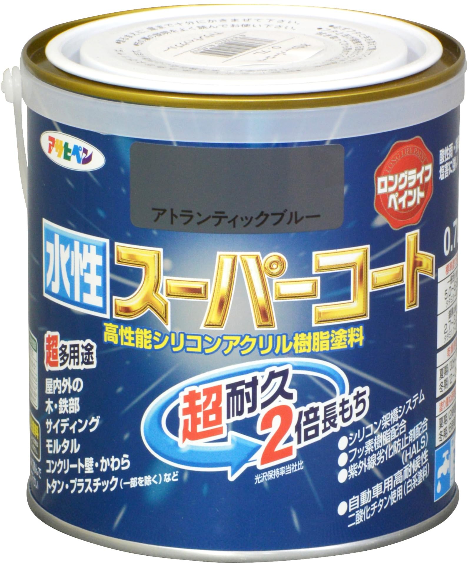 商品情報商品の説明商品紹介 乾燥時間:夏期/30~60分 冬期/2~3時間 ●塗り重ね時間の目安: 夏期/2時間以上 冬期/6時間以上 光沢:ツヤあり/ツヤ消し 下処理方法:■土壁・砂壁・せんい壁などに塗るときは、アサヒペンカベ塗料用下塗り...