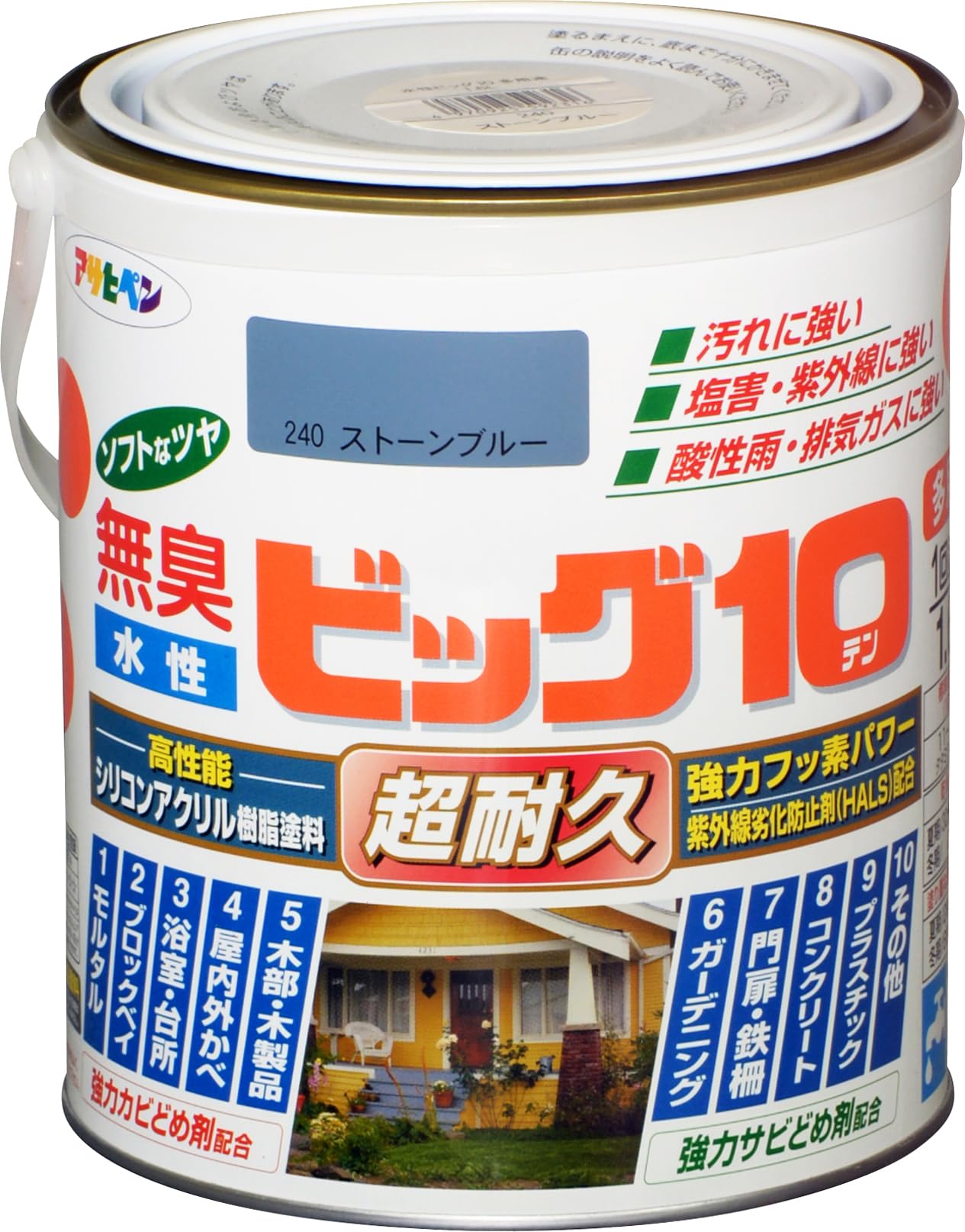 商品情報商品の説明光沢:半ツヤ 下処理方法:■土壁・砂壁・せんい壁などに塗るときは、アサヒペンカベ塗料用下塗り剤か水性シーラーで下塗りしてください。 ■旧塗膜を触って粉が手につく場合や、木質系及び無機セメント系のサイディング、コンクリートや...