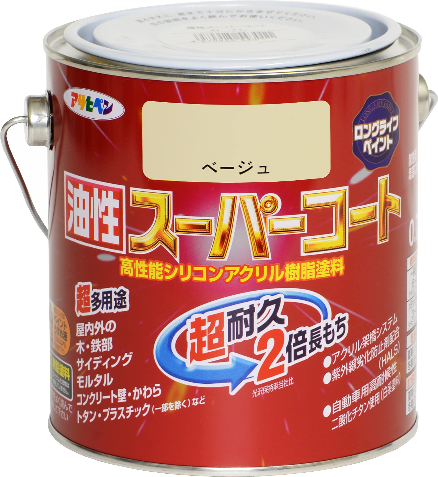 商品情報商品の説明乾燥時間:夏期/1~2時間 冬期/3~5時間 ●塗り重ね時間の目安: 夏期/1日以上 冬期/2日以上 光沢:ツヤあり/ツヤ消し 下処理方法:■塗る面の汚れやワックスを取り除き、油分はペイントうすめ液でふき取ります。 ■やむ...