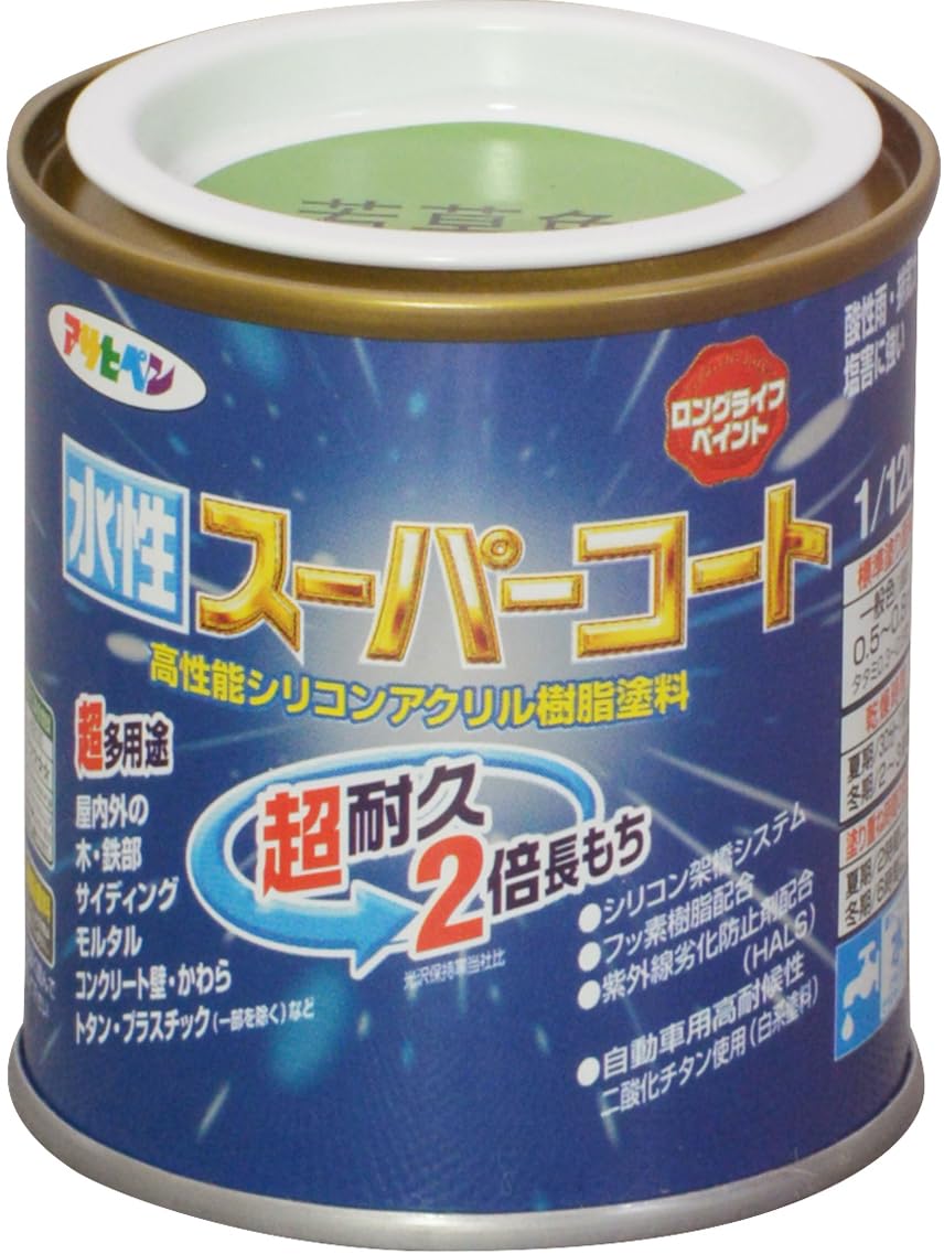 商品情報商品の説明商品紹介 乾燥時間:夏期/30~60分 冬期/2~3時間 ●塗り重ね時間の目安: 夏期/2時間以上 冬期/6時間以上 光沢:ツヤあり/ツヤ消し 下処理方法:■土壁・砂壁・せんい壁などに塗るときは、アサヒペンカベ塗料用下塗り...