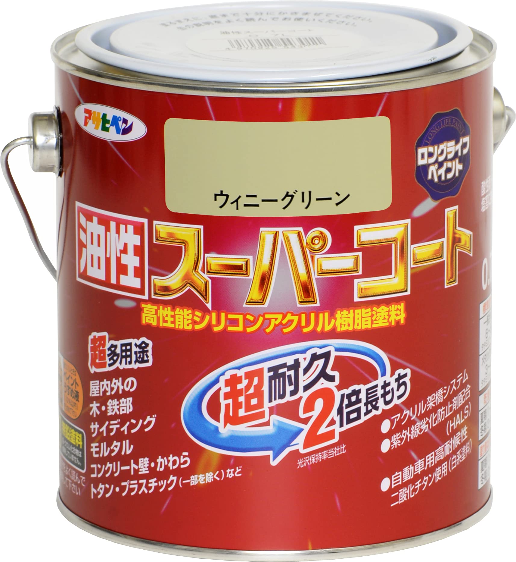 商品情報商品の説明乾燥時間:夏期/1~2時間 冬期/3~5時間 ●塗り重ね時間の目安: 夏期/1日以上 冬期/2日以上 光沢:ツヤあり/ツヤ消し 下処理方法:■塗る面の汚れやワックスを取り除き、油分はペイントうすめ液でふき取ります。 ■やむ...