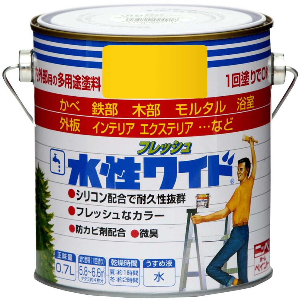 商品情報商品の説明塗膜は汚れにくく、付着した汚れも水ぶきで簡単に洗浄できる(ウォッシャビリティに優れる)高性能塗料です。 タレにくい、微臭タイプ。 強力かび止め剤、さび止め剤配合。 JIS-K-5663(合成樹脂エマルションペイント)主な仕...