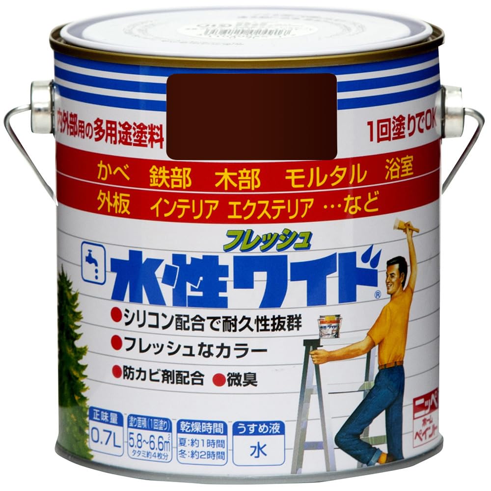 商品情報商品の説明塗膜は汚れにくく、付着した汚れも水ぶきで簡単に洗浄できる(ウォッシャビリティに優れる)高性能塗料です。 タレにくい、微臭タイプ。 強力かび止め剤、さび止め剤配合。 JIS-K-5663(合成樹脂エマルションペイント)主な仕...