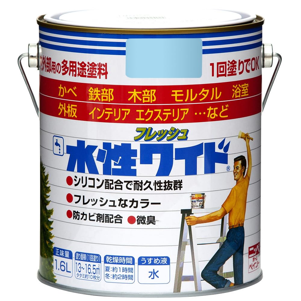 商品情報商品の説明塗膜は汚れにくく、付着した汚れも水ぶきで簡単に洗浄できる(ウォッシャビリティに優れる)高性能塗料です。 タレにくい、微臭タイプ。 強力かび止め剤、さび止め剤配合。 JIS-K-5663(合成樹脂エマルションペイント)主な仕...