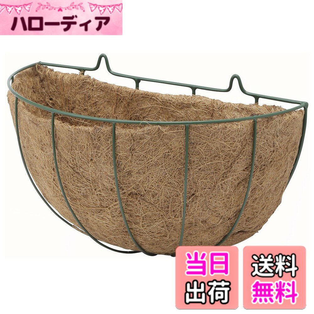 商品情報商品の説明壁掛けタイプのハンギングバスケット。ラティスなどに掛けて、植物を立体的に飾れるアイテムです。 土の容量は約3.5Lまで入ります。(目安値となります。)主な仕様 壁掛けタイプのハンギングバスケット。ラティスなどに掛けて、植物...