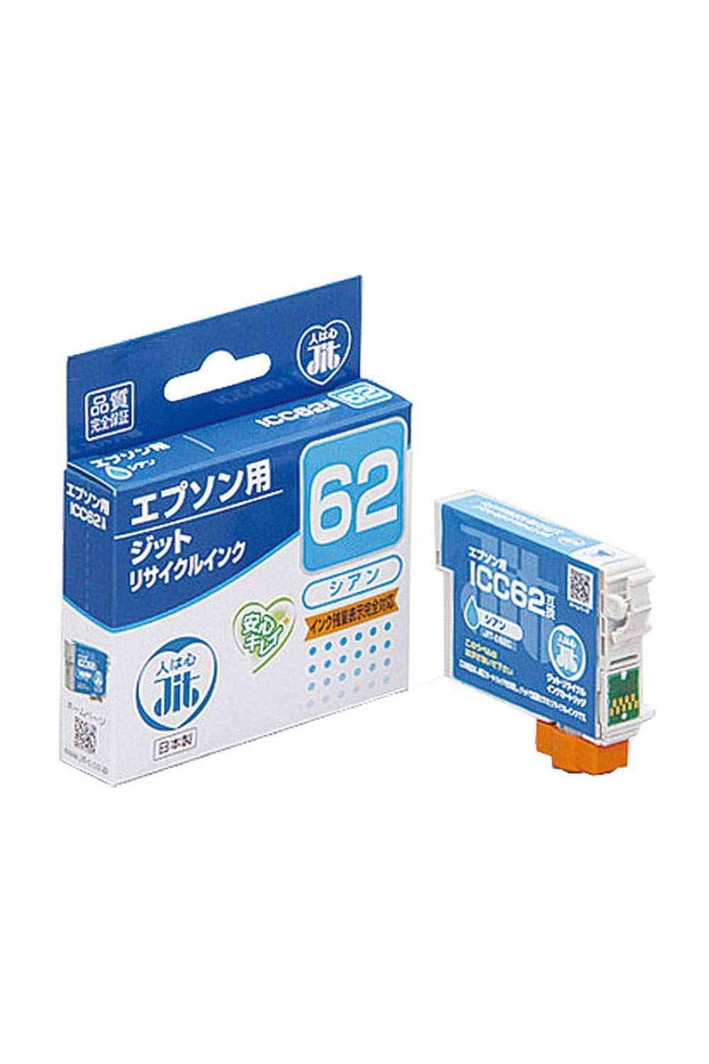 商品情報商品の説明●ジットインクは安心の日本製。●本社である南アルプス市の工場で、一つ一つ心を込めて、生産から梱包までを行っています。●ISO9001の認証取得工場で生産されている信頼できる製品です。●ジットのリサイクルインクは使い終わった...