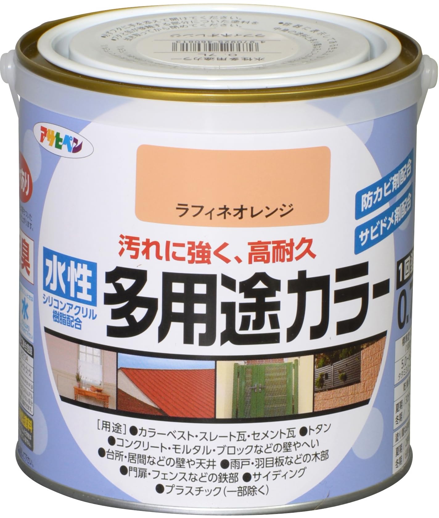 商品情報商品の説明光沢:ツヤあり/ツヤ消し 下処理方法:■土壁・砂壁・せんい壁などに塗るときは、アサヒペンカベ塗料用下塗り剤か水性シーラーで下塗りしてください。 ■旧塗膜を触って粉が手につく場合や、木質系及び無機セメント系のサイディング、コ...