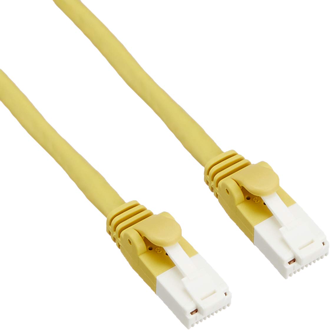 商品情報商品の説明【 仕様 】 ■カラー:イエロー ■インターフェイス:RJ-45コネクター ■環境配慮事項:EU RoHS指令準拠(10物質) ■規格:Cat6準拠(10BASE-T/100BASE-TX/1000BASE-T/1000B...