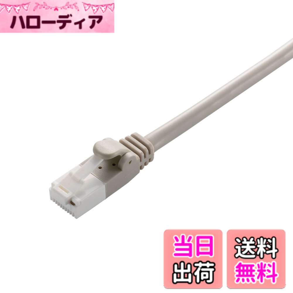 商品情報商品の説明【 仕様 】 ■カラー:ライトグレー ■インターフェイス:RJ-45コネクター ■環境配慮事項:EU RoHS指令準拠(10物質) ■規格:Cat6準拠(10BASE-T/100BASE-TX/1000BASE-T/100...