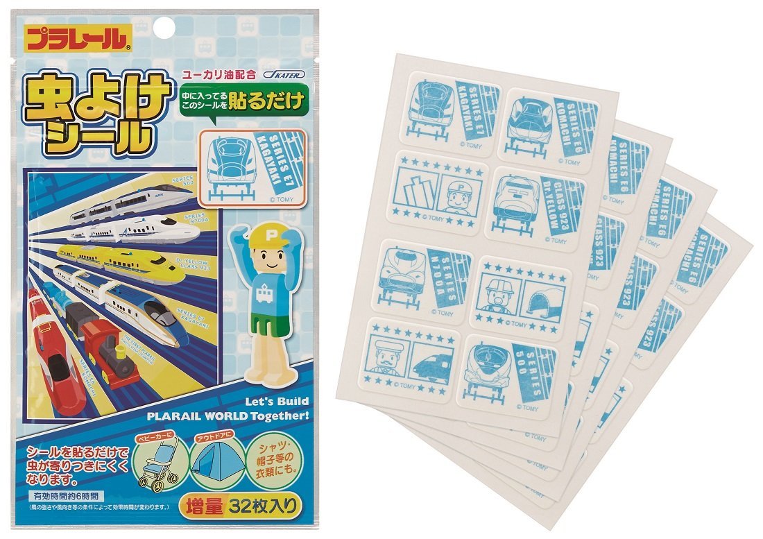 商品情報商品の説明みんなの人気者! プラレールの虫よけシール シールを貼るだけで虫が寄りつきにくくなります! 直接、肌に貼ったり、シャツ・帽子等の衣類にも貼れれる便利なシール! ベビーカーに貼って赤ちゃんの虫よけに、アウトドアやキャンプにも...