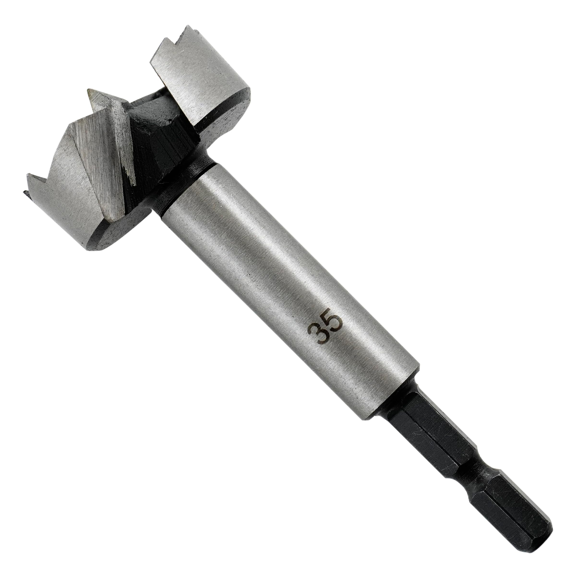 商品情報商品の説明【特徴】 六角軸6.35mm。切り口がきれいに仕上がります。 【用途】 ●木材の穴あけ作業に。（止まり穴、貫通穴、斜め穴も可能） ※斜め切りはΦ20mm程度の小径ドリルに限ります。 ●丸棒の差込や丁番取付の時の穴あけ加工に...