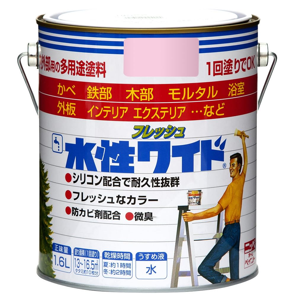 商品情報商品の説明塗膜は汚れにくく、付着した汚れも水ぶきで簡単に洗浄できる(ウォッシャビリティに優れる)高性能塗料です。 タレにくい、微臭タイプ。 強力かび止め剤、さび止め剤配合。 JIS-K-5663(合成樹脂エマルションペイント)主な仕...