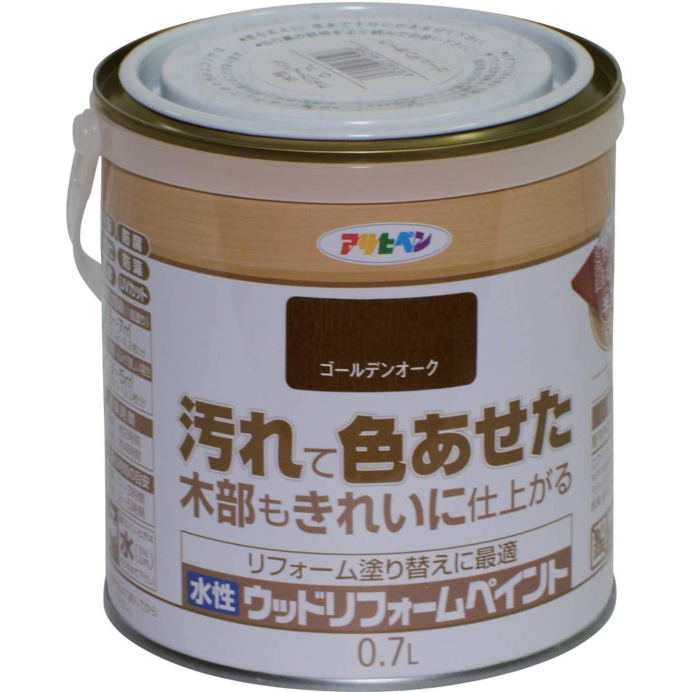商品情報商品の説明●水性で塗りやすく、低臭タイプの木部保護塗料。●1回塗りで隠ぺい性が高いので、汚れて色あせた木部もきれいに仕上がり、リフォーム塗り替えに最適。●紫外線吸収剤、防かび剤、はっ水剤、防藻剤、防腐剤配合で木部を劣化から守ります。...