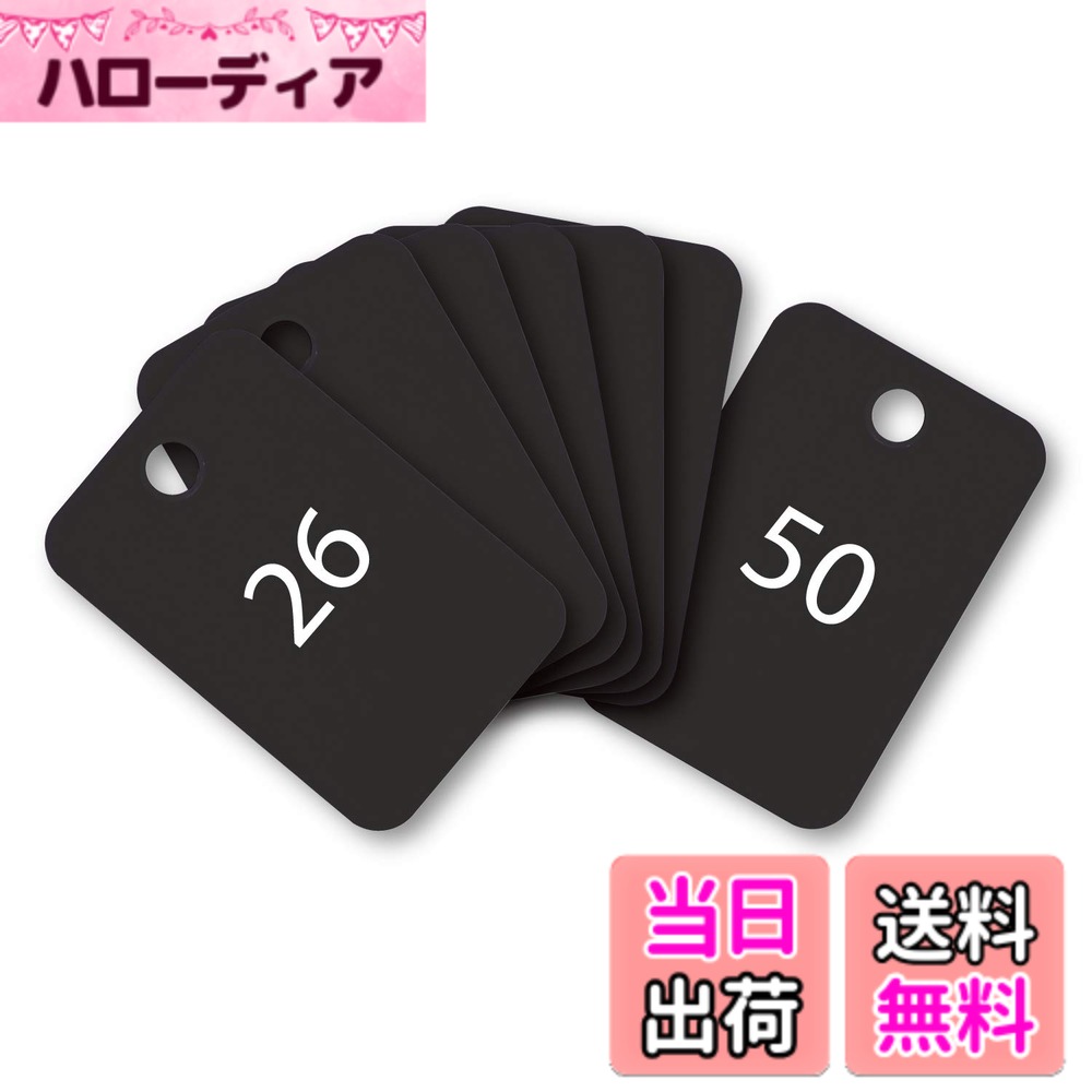 商品情報商品の説明【使い勝手の良い定番の角型番号札】 荷物や鍵、工具、配線等、あらゆる場面の整理・分類に最適な小判型の番号札です。 ストラップやリングを取り付けるための穴あき仕様。キーホルダーのようにご利用いただけます。 番号26-50番ま...