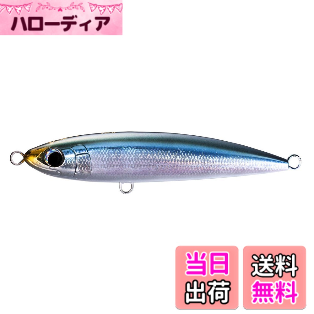 商品情報商品の説明飛びと泳ぎを両立させたオシアペンシルシリーズに、S字ダイブ系アクション専用モデルが登場。コンセプトは「飛び」と「入り」の良さ。ホースヘッド等、足場の高い所でも安定してダイブする簡単操作設計。ヒラマサはもちろん、ブリ、マグロ...