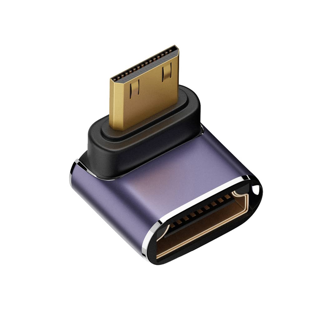 商品情報商品の説明Mini HDMIオス-HDMI 2.1メスUHD延長ゴールド変換アダプター。8K 60hz HDTVに対応。 HDMIアングルタイプ ポート周りのスペースが限られている場合でも、メスポートに接続できます。 このミニHDM...