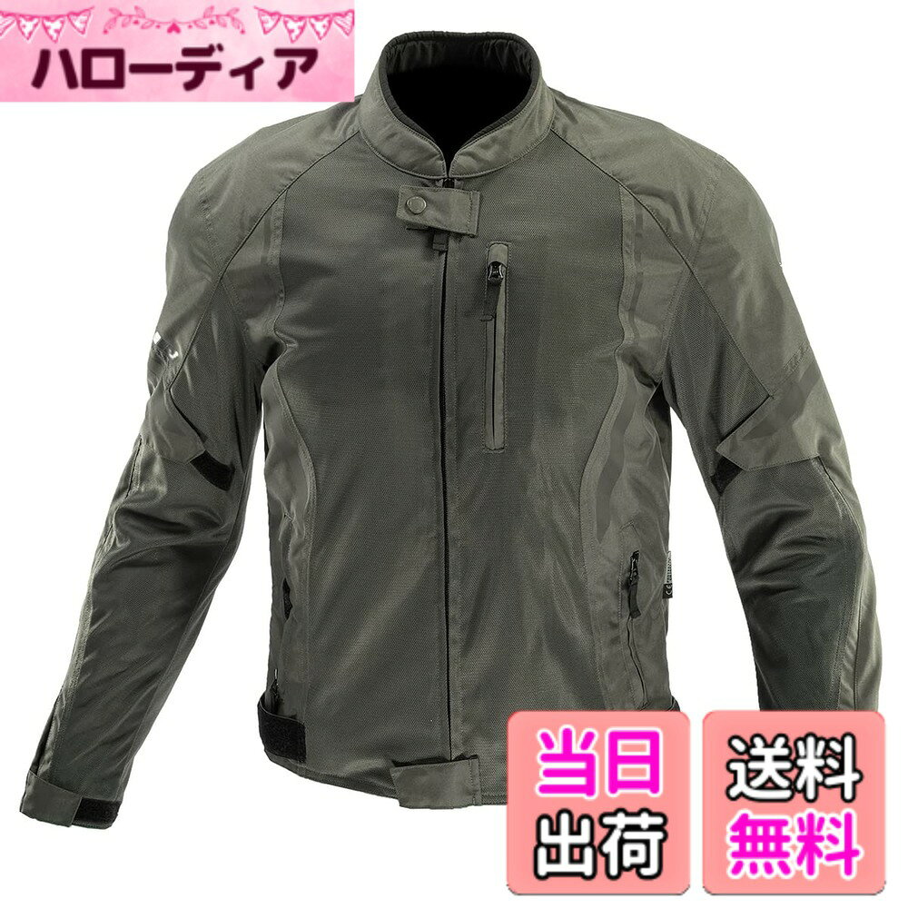 商品情報商品の説明商品紹介 肩から腕にかけてテキスタイル地を使い、前後ボディにメッシュ地を使用したハーフメッシュジャケット。肩・肘・背中・胸にプロテクターを標準装備したフルプロテクションながら、軽量かつ優れたコストパフォーマンスで満足度の高...