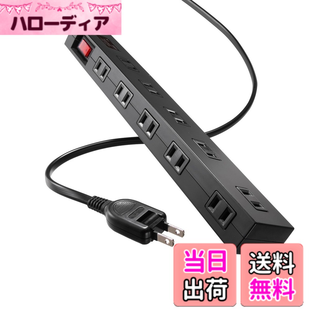 商品情報商品の説明●小型ACアダプタが差し込める（差込口ピッチ45mm）10個口電源タップ。iPadなどのタブレットの充電器接続に便利です。 ●雷ガードを内蔵しており、恐ろしい雷から機器をガードします。雷ガード作動中確認ランプ付きです。 ●...