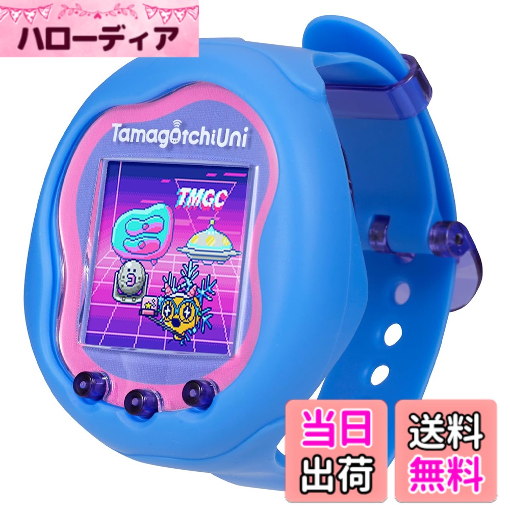 商品情報商品の説明商品紹介 Tamagotchi Uniで見た目も性格も個性的なあなただけのたまごっち“Uni Tama”を育てましょう！ Wi-Fi搭載で、たまごっちたちのメタバース“Tamaverse”におでかけすれば、世界中のUni ...