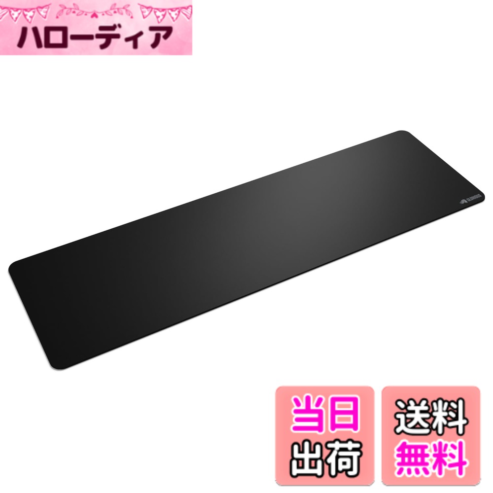 商品情報商品の説明滑らかな操作性と高い安定性を兼ね備えたゲーミングマウスパッド。Mから3XLまでの豊富なサイズ展開で、さまざまなデスク環境に対応します。 ●カラー：ブラック ●製品サイズ：L Extendedサイズ (W 915 x L 2...