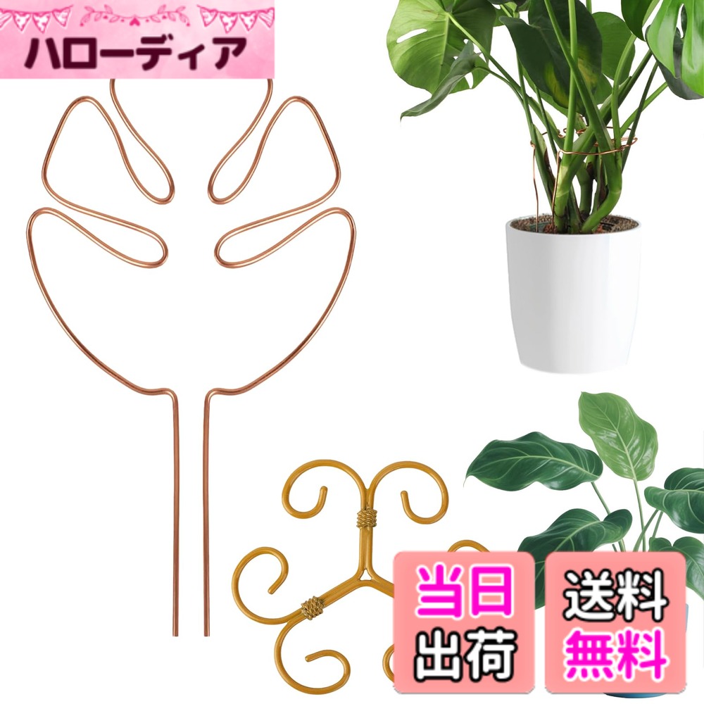 商品情報商品の説明主な仕様 【商品の仕樣】高さ：28cm幅さ：15cm（約50cm植物対応する）裹サイズ：31cm*15cm*2cm 重さ：650g 内容含む：モンステラ 支柱1本入り+花型1本【高品質素材】このプラントサポートポールは、曲...