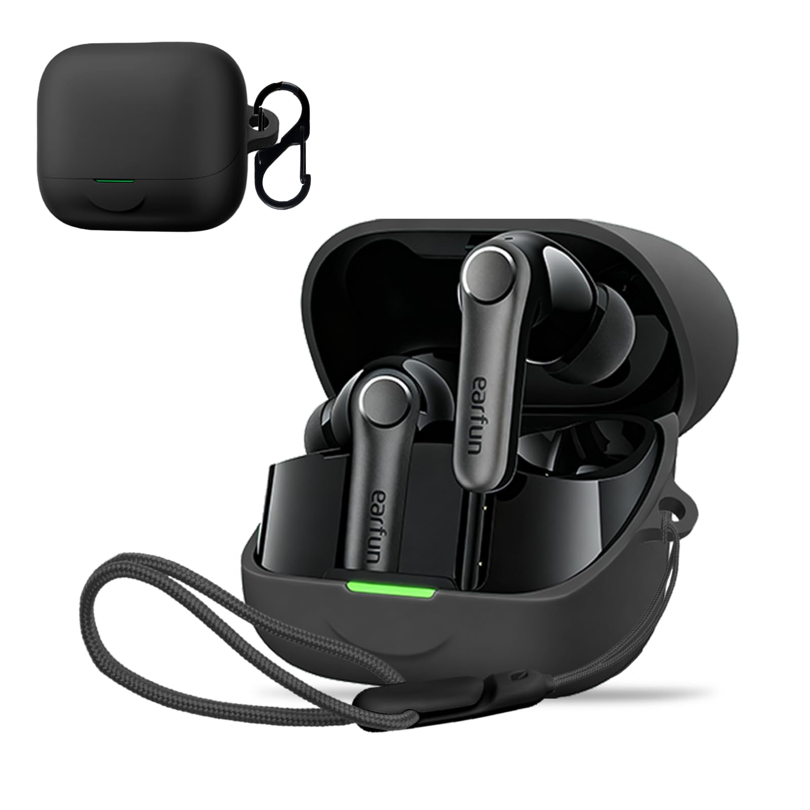 商品情報商品の説明対応機種 ：For EarFun Air Pro 4+用 保護カバー 【パッケージ内容】シリコンケース x 1、カラビナx 1 【イヤホンと充電ケースは含まれていません】。 商品特徴 完璧なフィット感/衝撃吸收/軽量/防水...