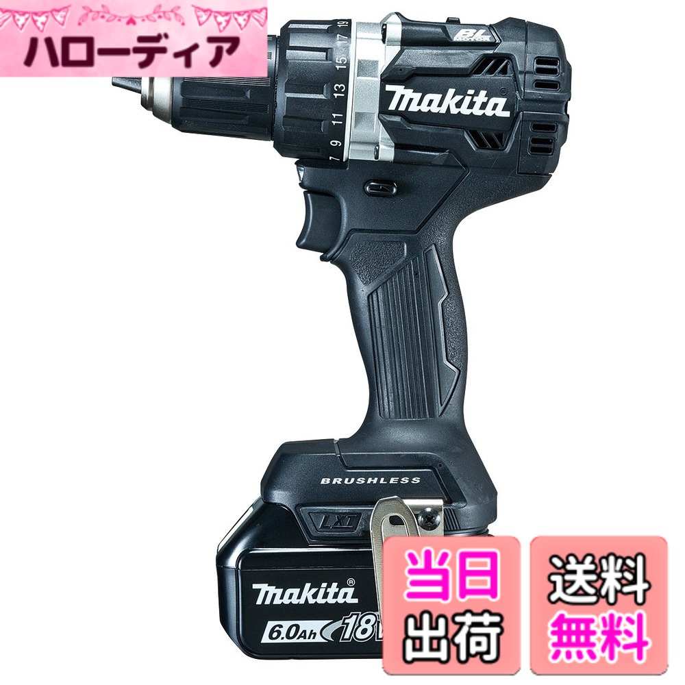 商品情報商品の説明ドライバドリル主な仕様 全長:172mmbrカラー:黒最大トルク:60N・mbrコンパクト&スピーディー 高剛性アルミボディを採用した、ミドルクラス登場バッテリBL1860Bx2本 充電器・ケース付