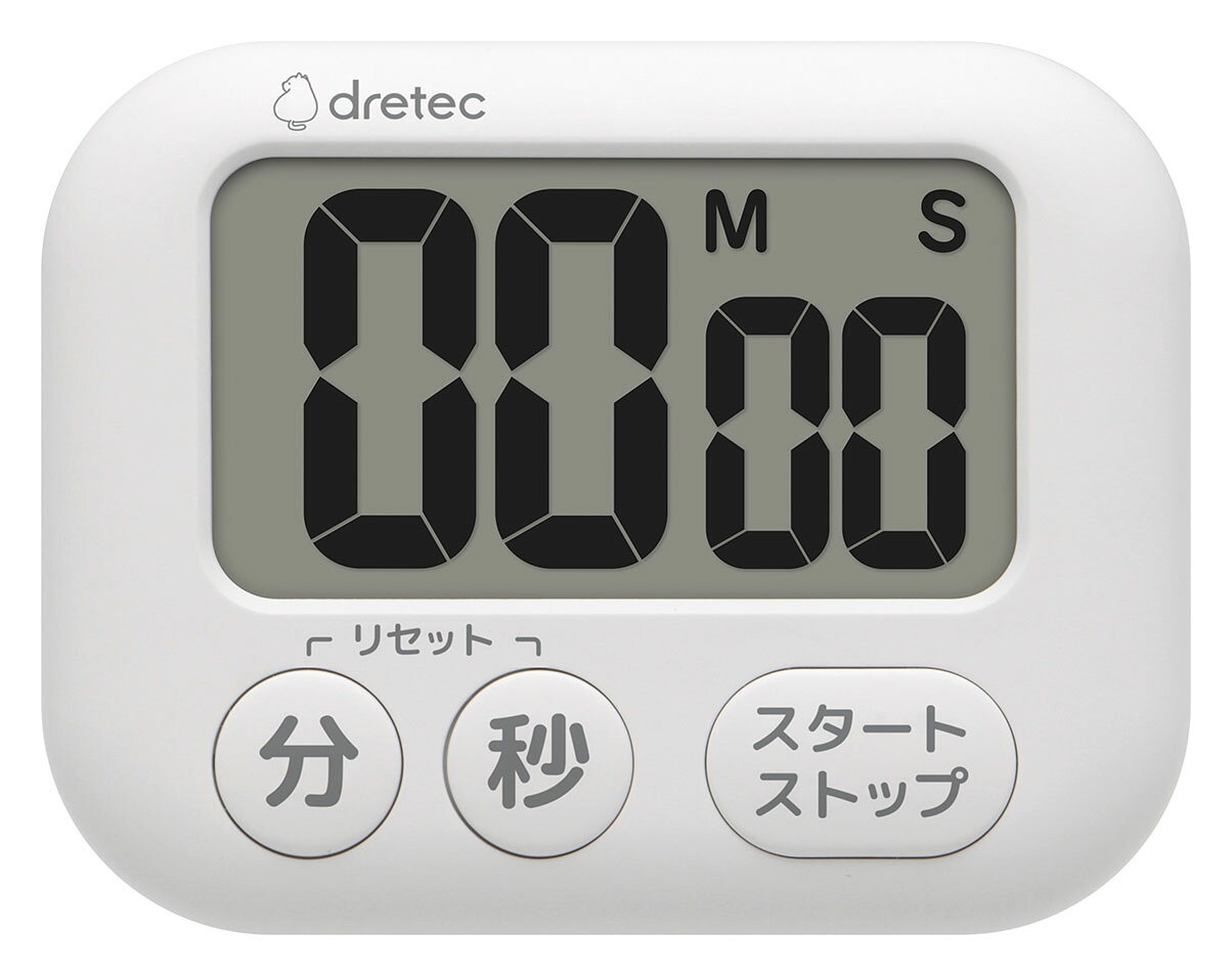 ■199分59秒の長時間設定 長時間設定が可能なため、時間がかかる煮込み料理などにも。 ■大画面&押しやすくなったボタン 画面が大きく見やすいのはもちろんのこと、ボタンも大きく押しやすくなりました。 ■場所に合わせて選べる設置方法 立てかけ...