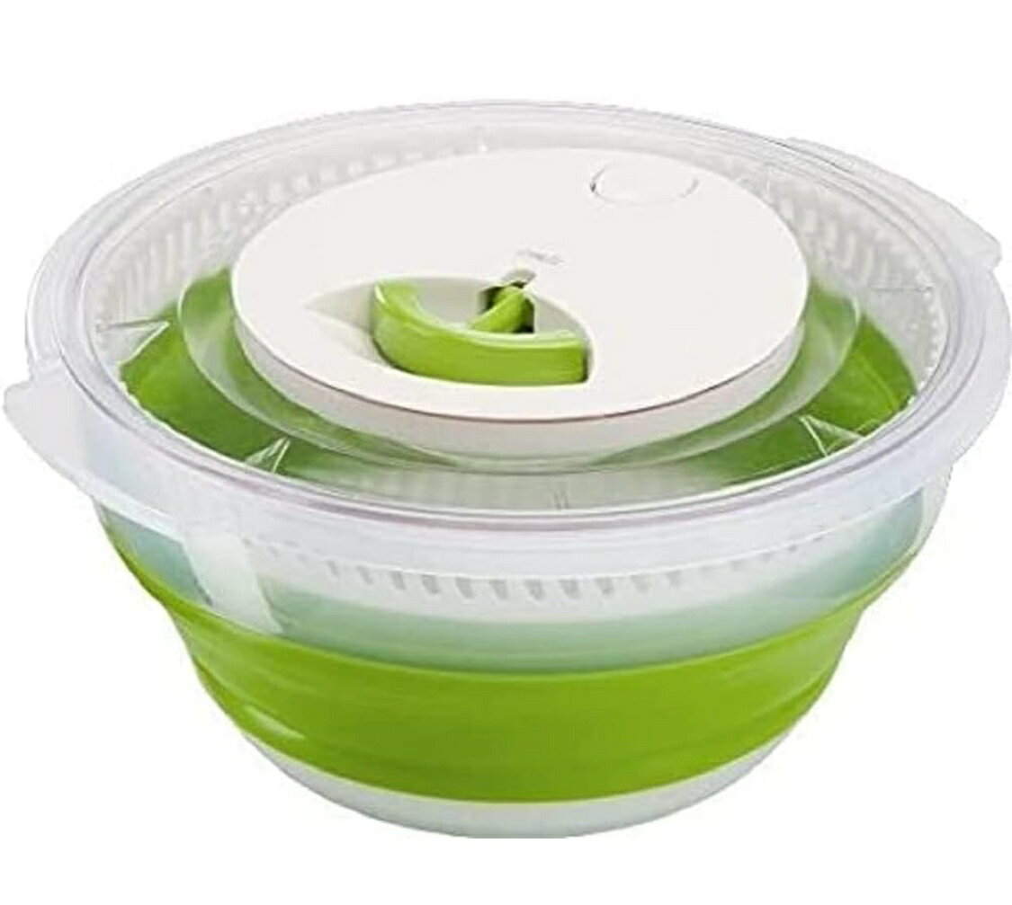■ハンドル操作で簡単・スピーディー水切り ハンドルを引くだけの簡単操作 遠心力で水気を一気に飛ばします サラダや野菜、麺類、フルーツの水切りに便利 ■ブレーキボタン付きで安心操作 回転を止められるブレーキボタン搭載 中身を取り出す際も安心 ...