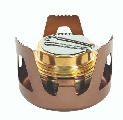 美しい炎とスローな時間。 静かに燃える炎の美しさと共にゆっくりと過ぎていく時間を堪能できるスローキャンパー必携のアルコールストーブ。 軽量コンパクトで壊れにくいシンプル構造。寒冷地にも強い。 ■サイズ：五徳／直径97×65mm、アルコールス...