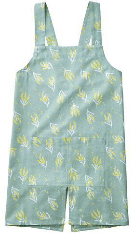 ■うしろに付いたミトンに手をスッと入れれば、すぐに熱いものを持つことができます。 ■真ん中に仕切りのある大きな前ポケットつき 前にスリットが入っているので足さばきが良く動きを邪魔しません。 ■おしゃれなミモザ柄 日常に華やかさをプラスしてく...