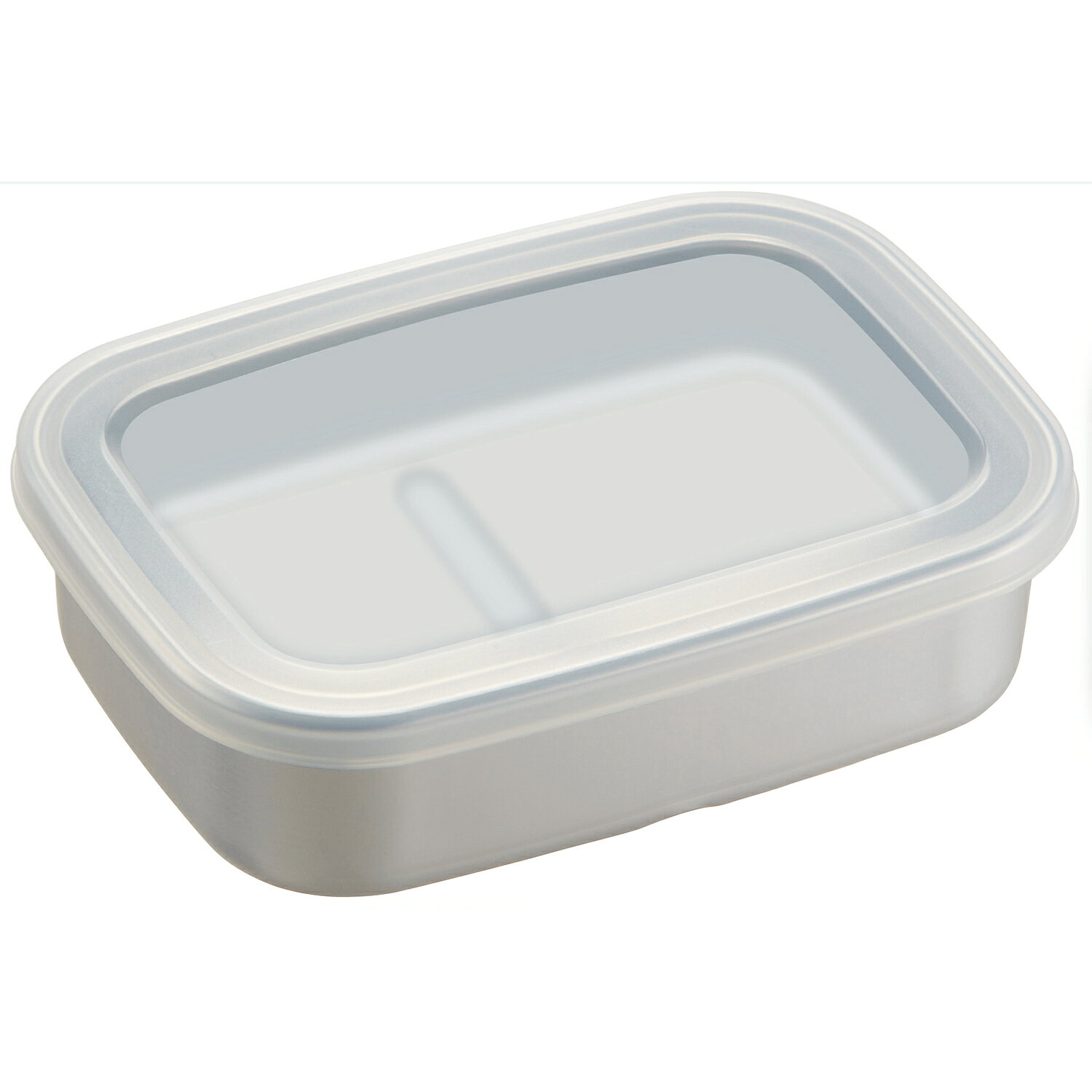食品の細胞がこわれにくいからうまみ、栄養分を逃しません。ごはん・カレー用のサイズです。 横15.7×縦11.5×高4.4／容量500 本体：アルミニウム（アルマイト加工）、フタ：EVA樹脂 日本
