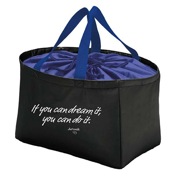 ■袋詰めが不要！時短で快適！ レジカゴの底にピッタリ入る保冷バッグです。 ■内面アルミ加工で保冷効果GOOD！ 冷凍食品・生鮮食品・アイスのお買い物に。 ■冷気を逃さない巾着タイプ たっぷり入る大容量サイズ。 ●サイズ：約270×390×2...