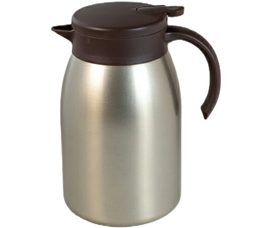 軽くて楽に扱えるコンパクトなサイズ感 片手で押すだけで注げるレバー式栓 大き目の氷も入れやすい広口タイプ コーヒードリッパーを直接乗せられる 丈夫で熱が逃げにくいステンレス真空断熱構造 ■サイズ：幅17×奥行12.5×高さ21.5cm ■重...