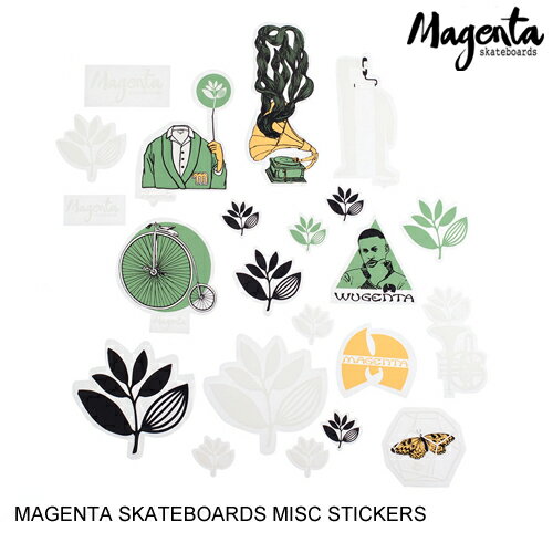22枚入りステッカー 【MAGENTA SKATEBOARD】 2010年Soy Panday, Leo Valls, Vivien Feilで設立されたフランスのブランド。2013年、ComplexのThe 25 Best Skate B...