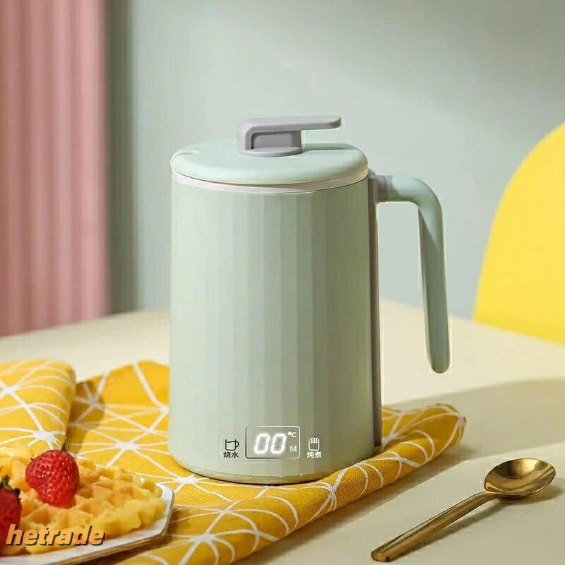 商品情報【安全・速沸】ワンキースイッチ、5分で速沸、自動電源オフ。 二層断熱設計の小さなやかん。 乾式燃焼保護、底部滑り止め、優れた安定性を備えています。【4段階の温度設定】必要に応じて温度を設定します。 粉乳(摂氏45度)。 タピオカティ...