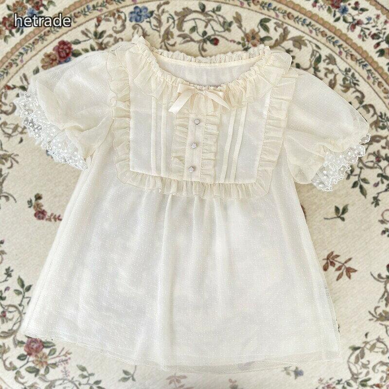 ロリータ ロリィタ ブラウス シャツ トップス シャツ ブラウス 超目玉商品 生成り ホワイト ブラック S M L