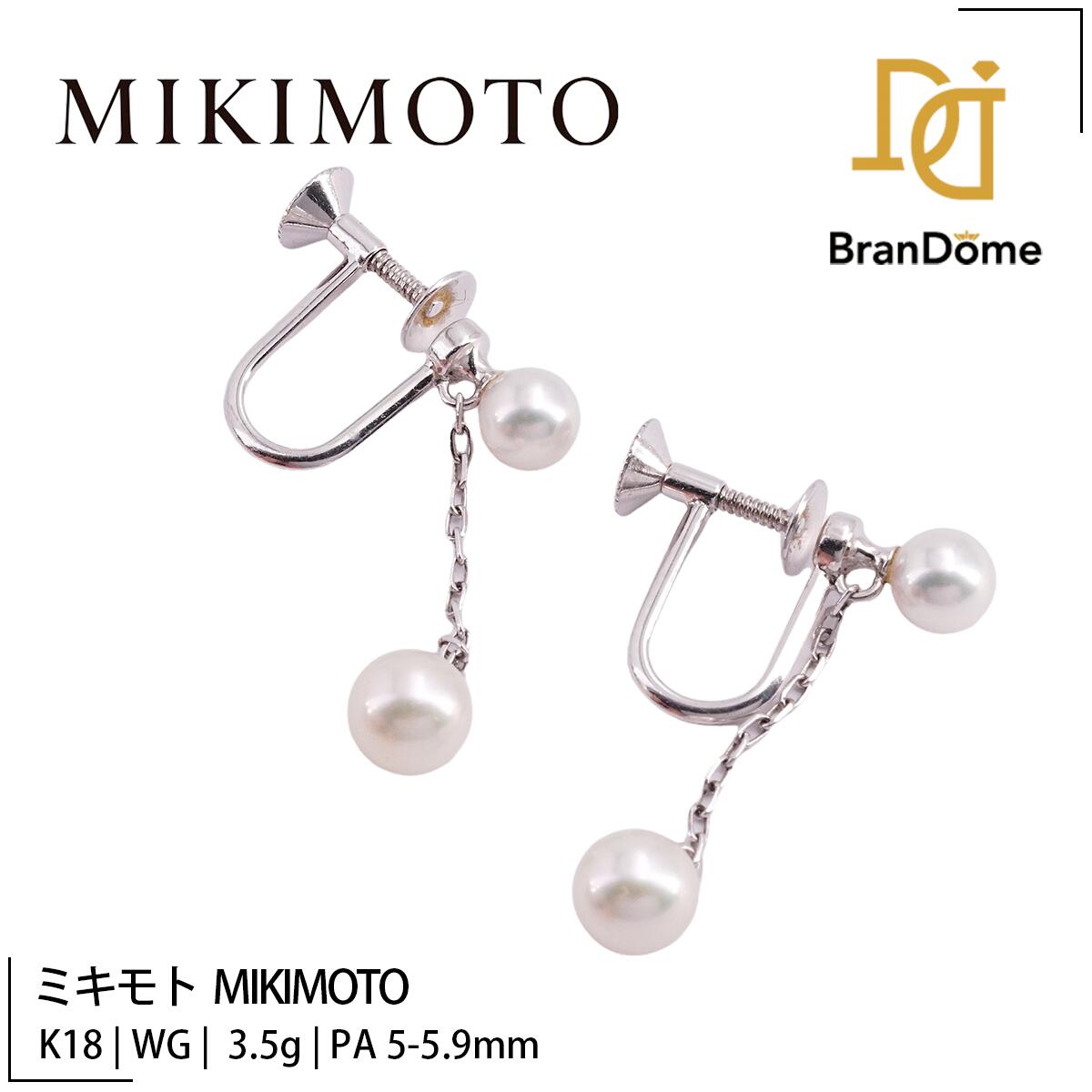 20260122 ブランド名ミキモト / MIKIMOTO / 御木本 商品カテゴリイヤリング商品ランク【AB】 「下記のジュエリー状態ランク表と照らし合わせてご確認ください。」材質K18WG ホワイトゴールド重量約3.5g仕様約12X34...