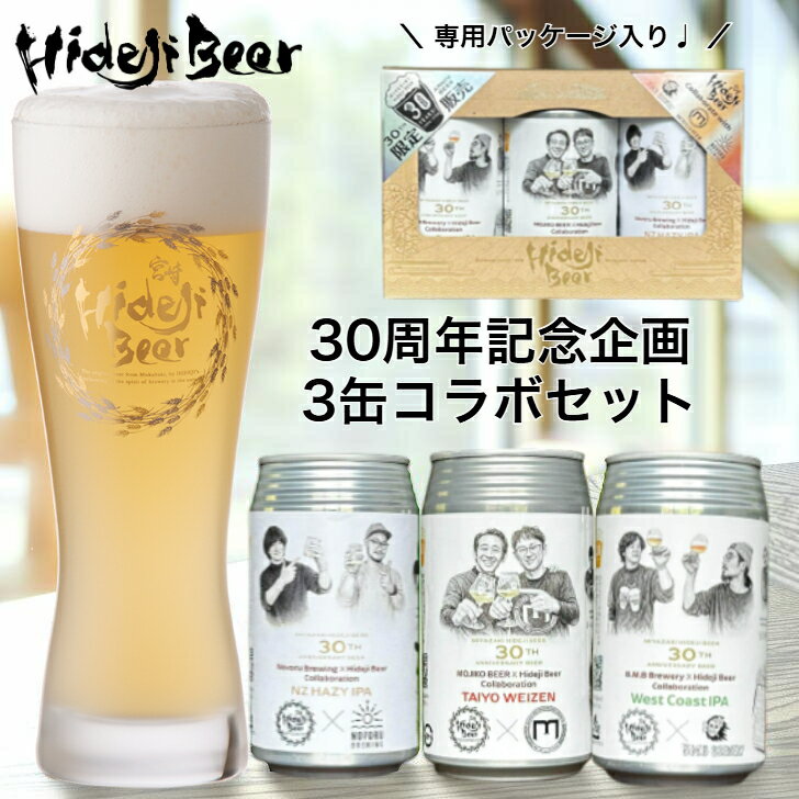 九州 クラフトビール 飲み比べ 3本セット 1個 2個 3個 4個 九州ラガー 地ビール ビール ギフト 九州 お土産 詰め合わせ 缶ビール 350ml お酒 プレゼント 贈り物 送別 誕生日 お祝い 内祝い お返し 送料無料 宮崎ひでじビ...