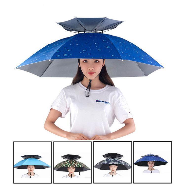 品名:折りたたみ傘帽子 素材:傘布/撥水高密度傘布　 傘骨/鉄合金 シーン：釣り、園芸、ガーデニング、草引き、屋外作業、農作業 カラー：全4色 サイズ：写真参考 重量：270g treflestoreの検索キーワード： ハンズフリー レジャ...