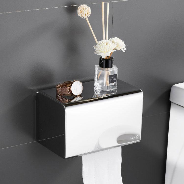 ■品名：トイレットペーパーホルダー ■素材：ステンレス ■カラー：全4色 ■サイズ：写真参考 treflestoreの検索キーワード： トイレットペーパーホルダー おしゃれ トイレ用品 トイレ インテリア 棚付き 北欧 シンプル 省スペース...