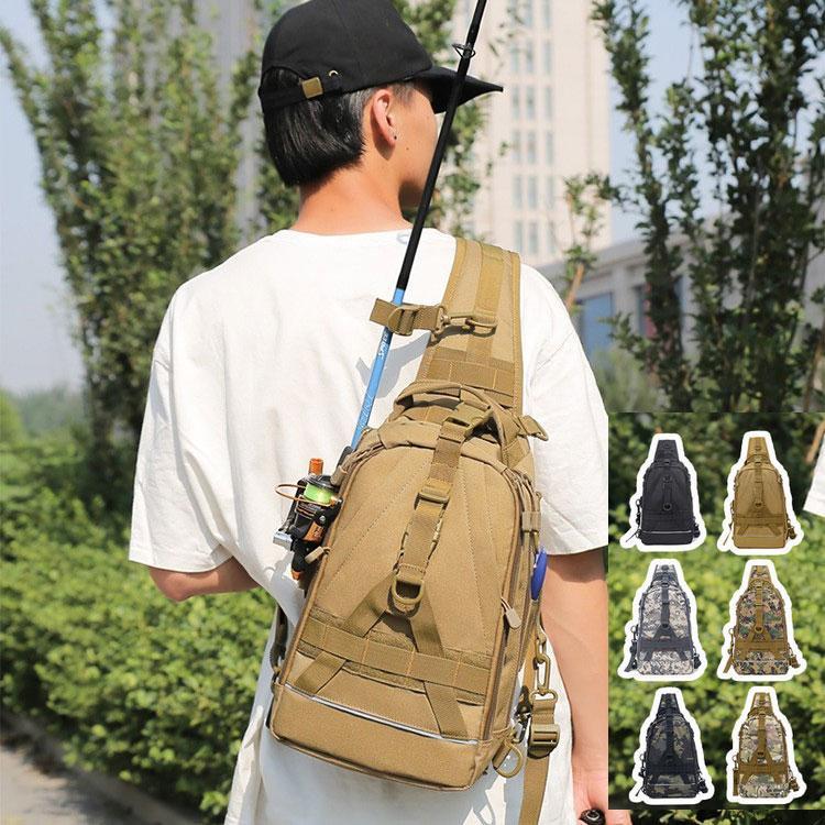 品名:フィッシングバッグ 素材:ナイロン カラー：全6色 サイズ：写真参考 重さ：0.68kg treflestoreの検索キーワード： 立ちながら セッティング アングラー用 フィッシングバッグ ルアーケース付　ウエストバッグ ウエストポ...
