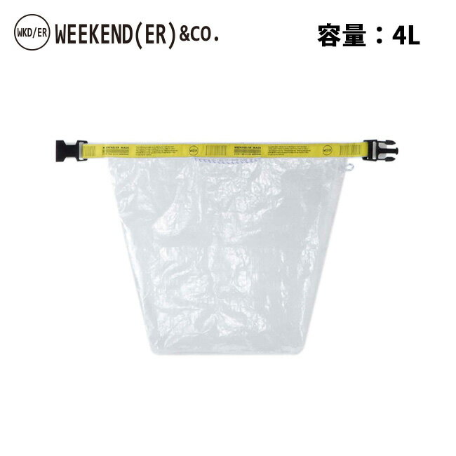 メーカー希望小売価格はメーカーカタログに基づいて掲載していますSpec ブランド名 WEEKEND(ER) ウィークエンダー 商品名 PE ROLLTOP/small 4L ロールトップスモール メーカー型番 79080 サイズ W22×H...